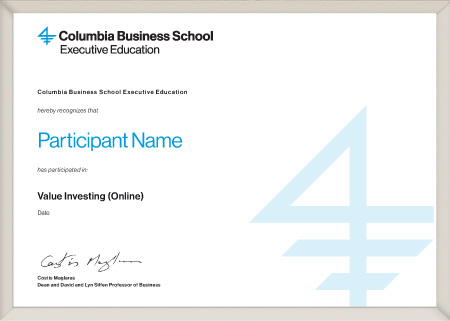 Value Investing - Online Finance Course | Columbia Business School