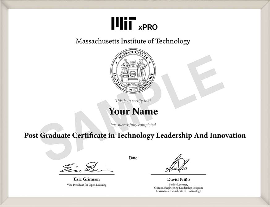 Technology Leadership Course by MITXpro | Certificate Course in ...