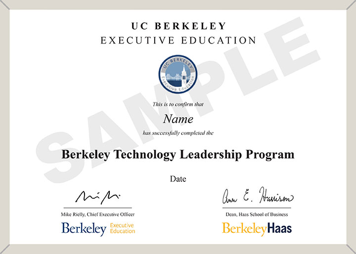 Technology Leadership Program | Berkeley Executive Education