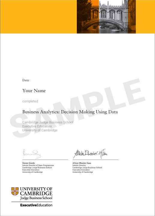 Business Analytics Certification | Online Data Analytics Course from ...