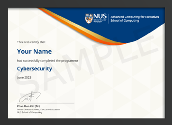 NUS SOC - Cybersecurity | Online Certificate Programme
