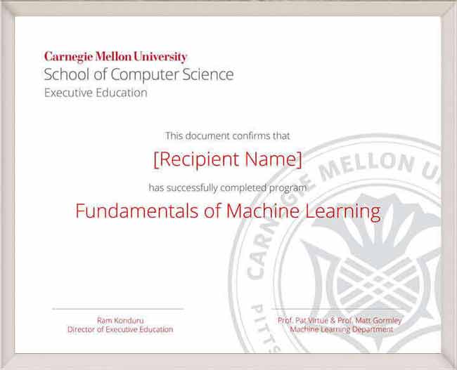 Carnegie Mellon University School of Computer Science Machine Learning ...