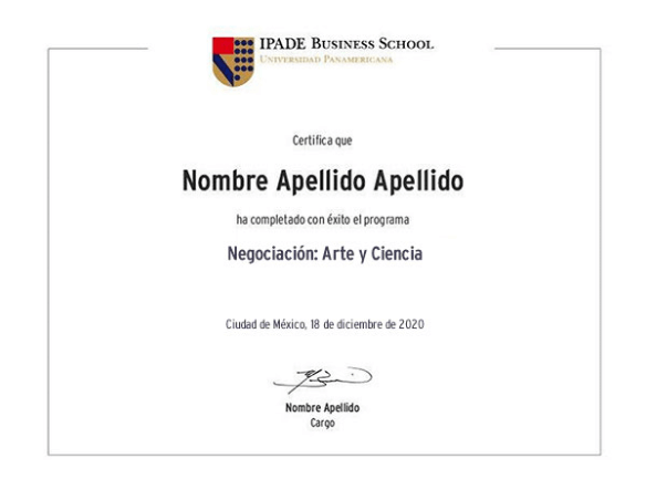 IPADE | Negociación