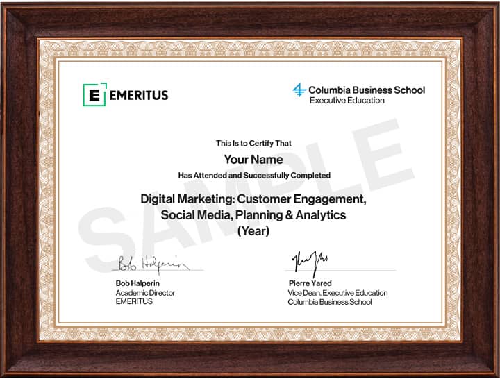 Digital Marketing Online Course at Columbia Business School ...