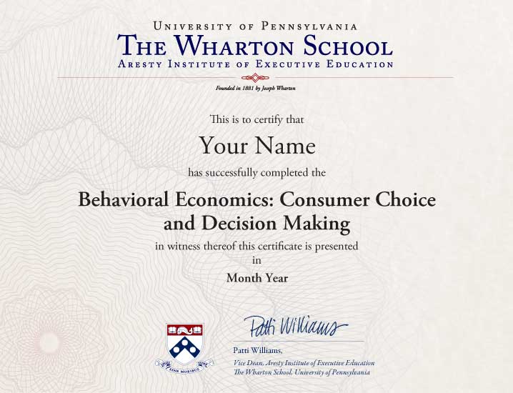 Marketing Program by Wharton Executive Education | Certificate Program ...