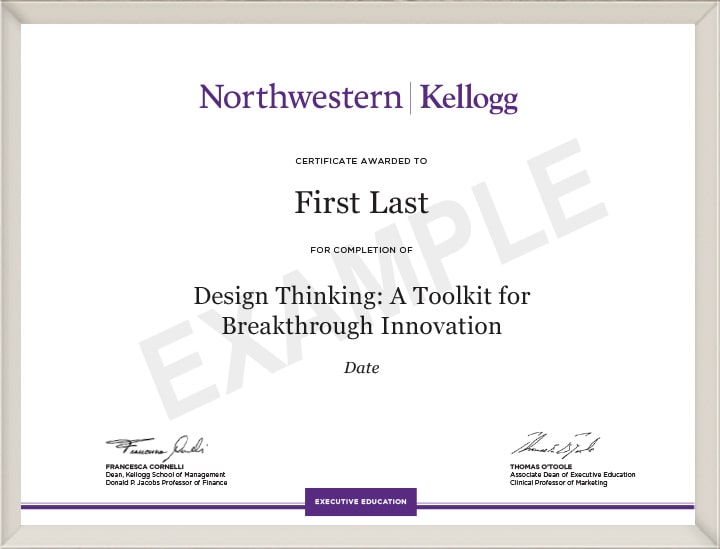 Design Thinking Certification at Kellogg | Online Program